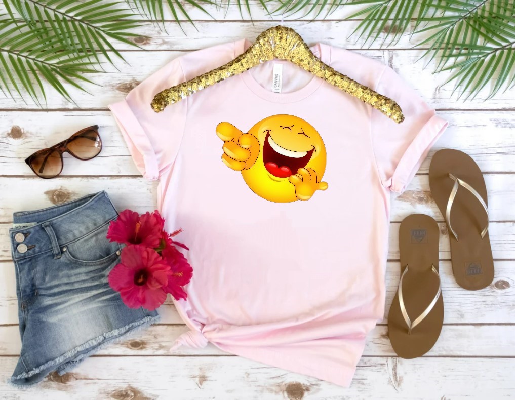 Emoji MDR Transfert Thermocollant - Prêt à poser - Designs Stickers ou ...