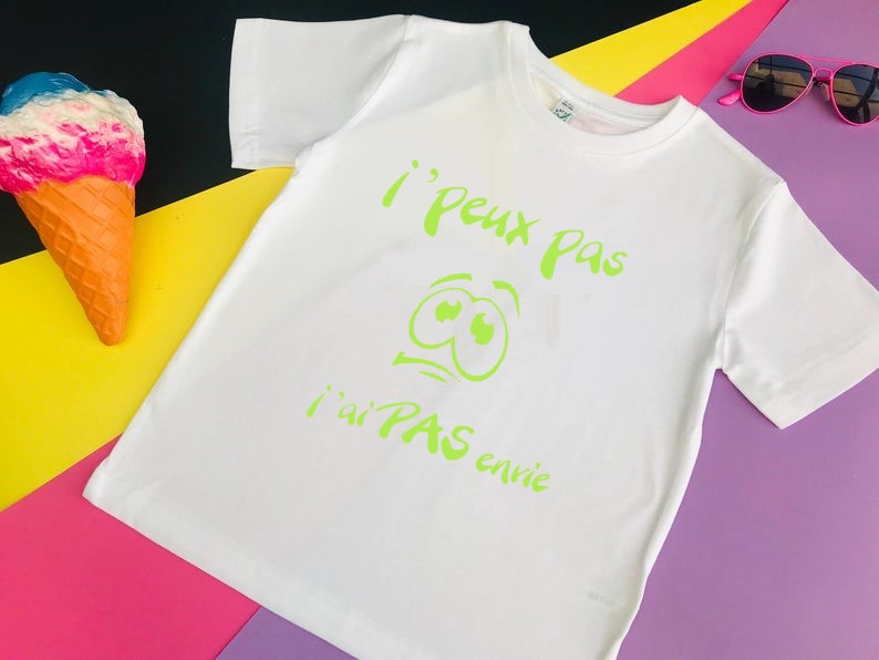 J'peux pas... J'ai pas envie Motif Thermocollant - TEXTES/CITATIONS ...