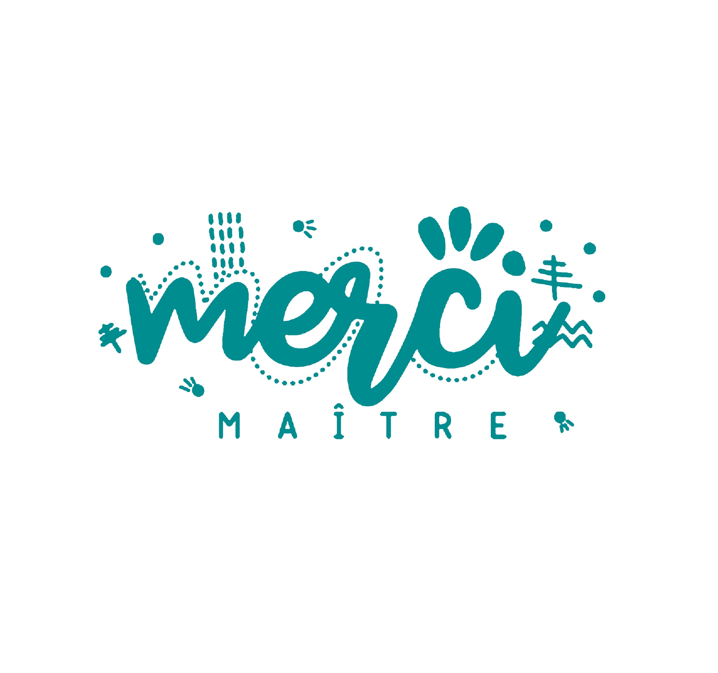 Merci Maître Motif Thermocollant - AUTRES THEMES/ECOLE - Flex Textile