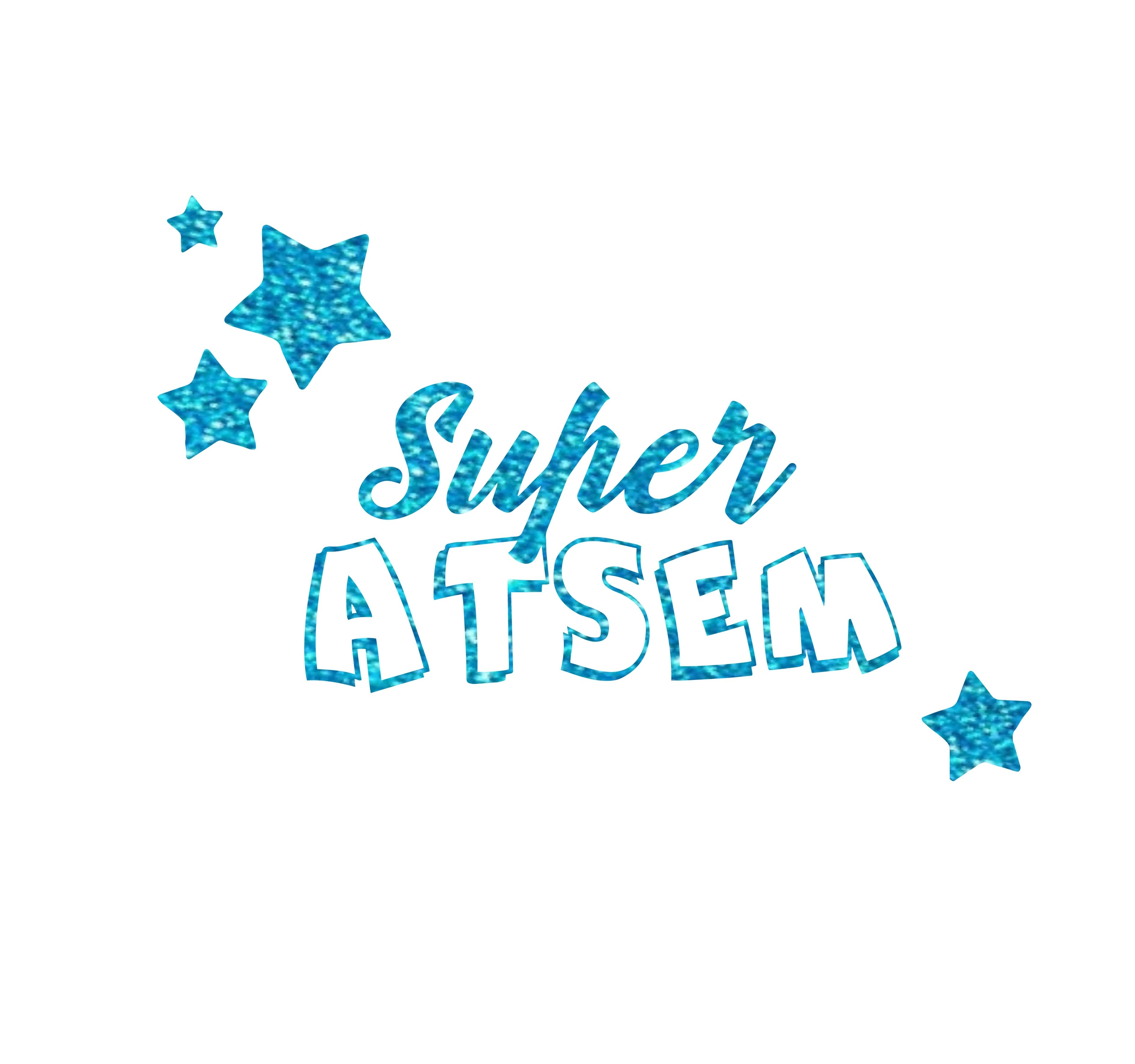 Super ATSEM Motif Thermocollant - AUTRES THEMES/ECOLE - Flex Textile