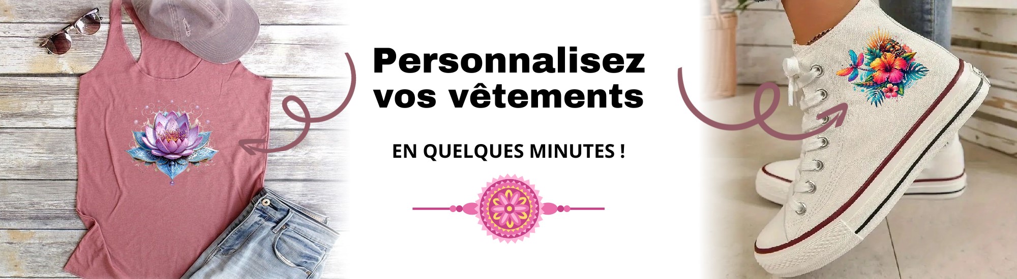 Personnalisez vos vêtements avec les motifs thermocollants