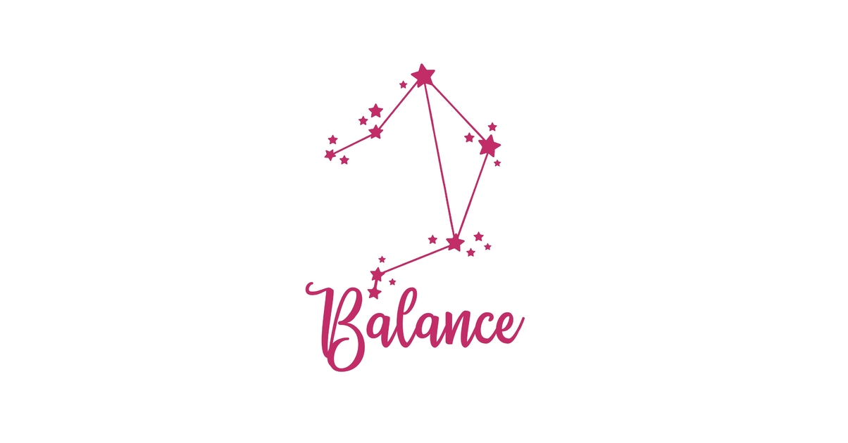Balance Constellation Motif Thermocollant - FEERIQUE/ASTROLOGIE ...