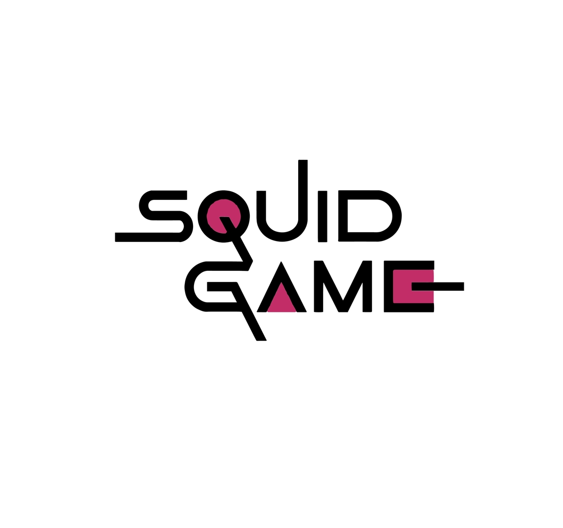 Logo Squid Game Motif Thermocollant - JEUX/MUSIQUE/SPORT/JEUX - FILMS ...