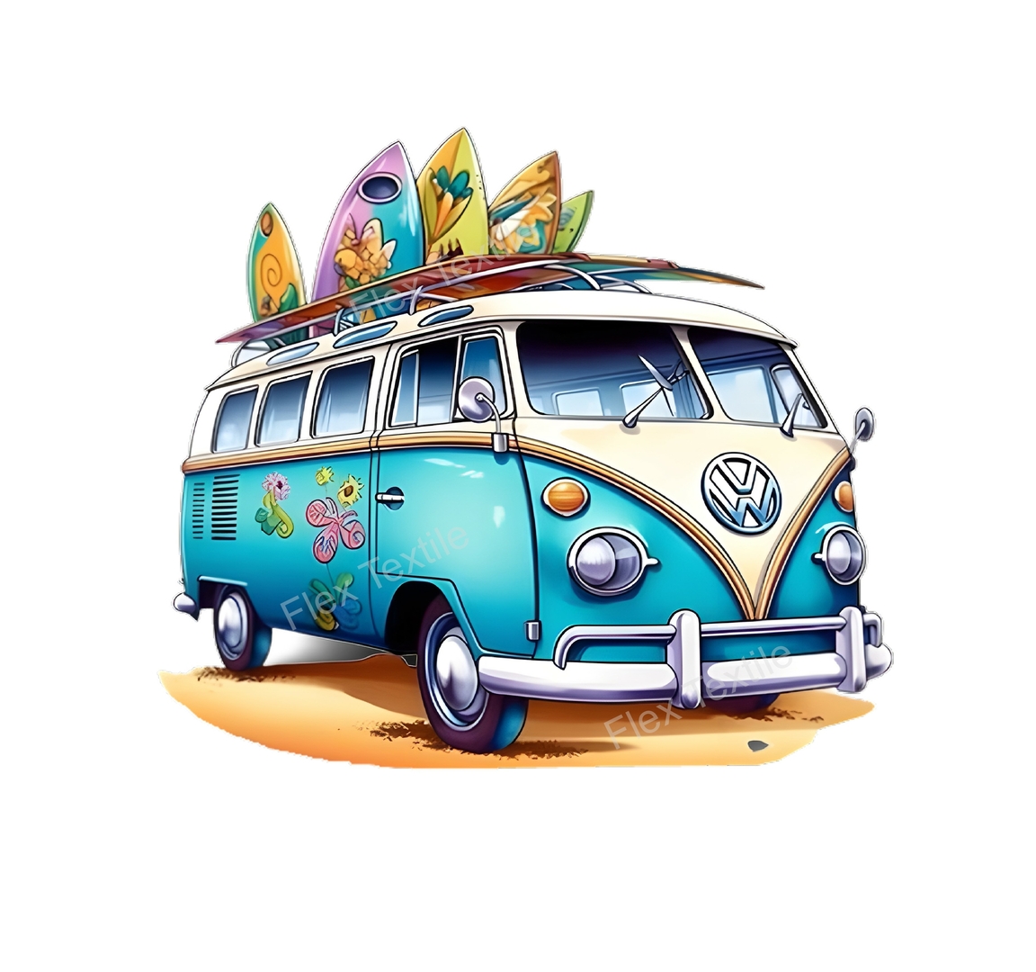 Combi Planches Surf Transfert Thermocollant - Prêt à poser - Designs ...