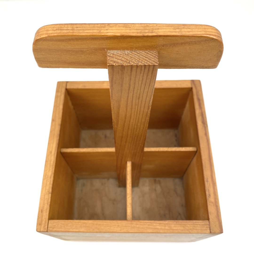 Porte-couverts ou ustensiles bois vintage et durable | Boutique Broc'Up