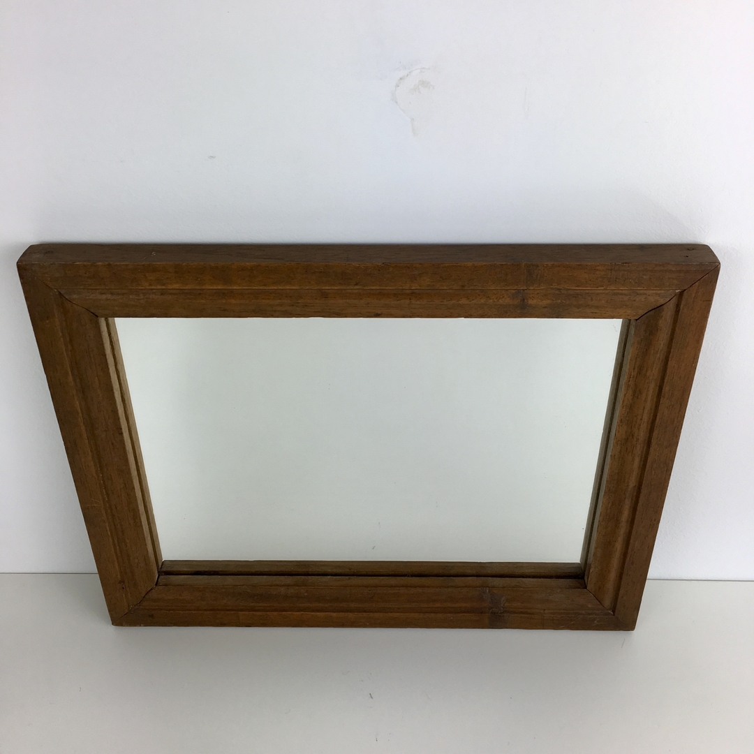 Miroir cadre en bois vintage et durable | Boutique Broc'Up
