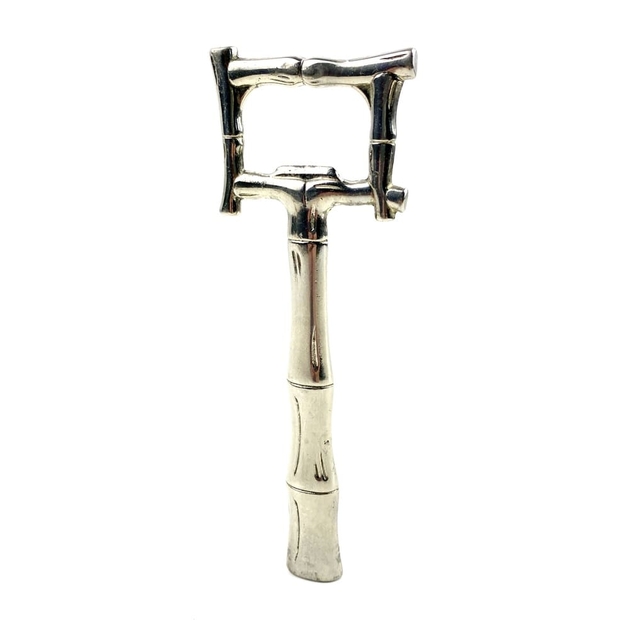 Décapsuleur motif bambou métal argenté vintage et durable | Boutique ...