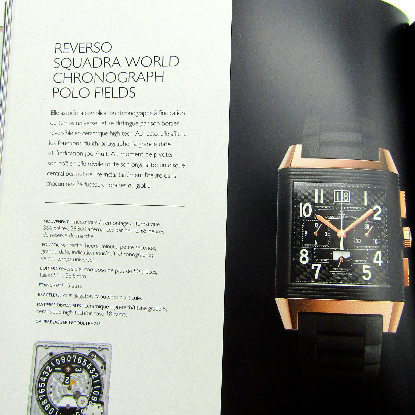 Catalogue montres. Jaeger-LeCoultre. Edition 2010/2011