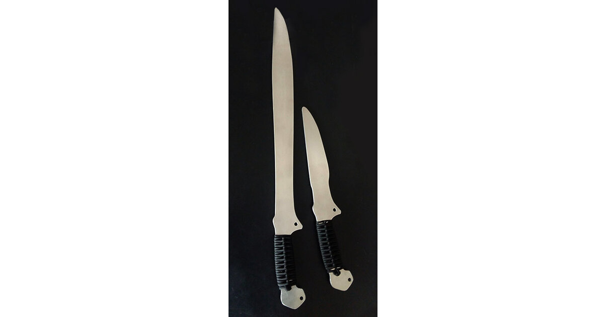 SET ESPADA Y DAGA EN ALUMINIUM POUR LE KALI ESKRIMA
