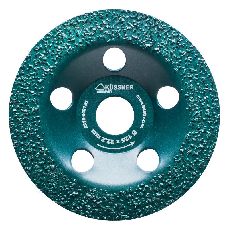Disque assiette de meulage diamanté 125 P20 KÜSSNER - Disque diamant ...