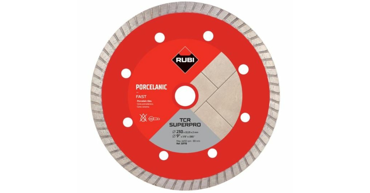 Disque diamant RUBI TCR 125 SUPERPRO