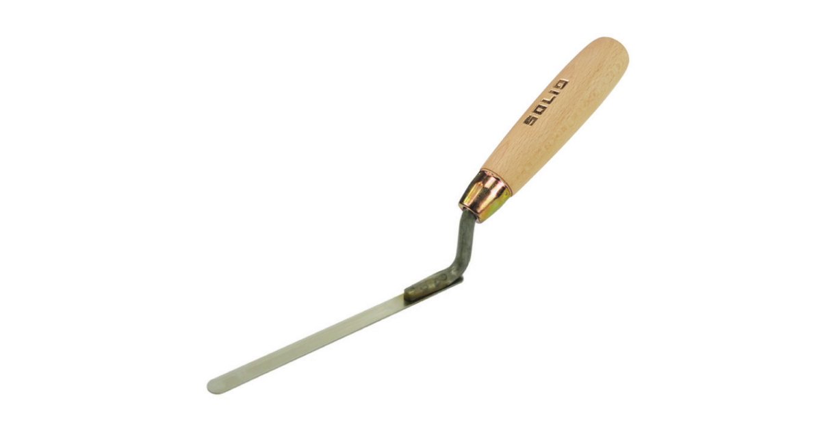 Truelle fer à joint inox manche bois - Truelle - e-carreleur