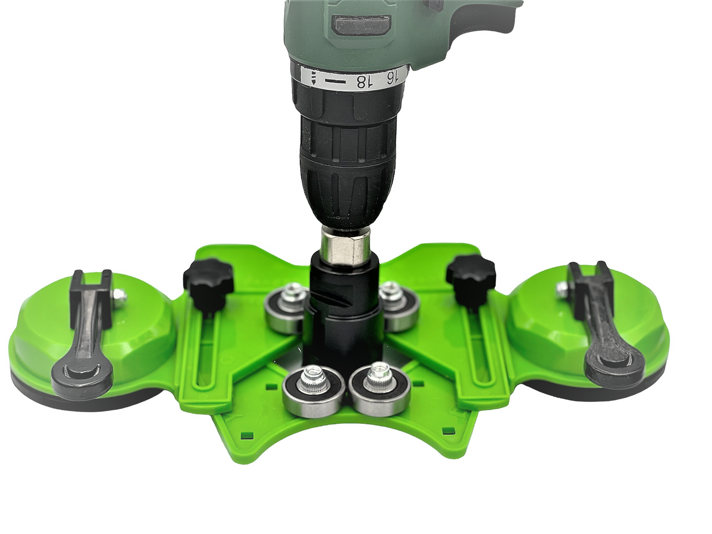 Guide perçage double ventouse 4-83mm