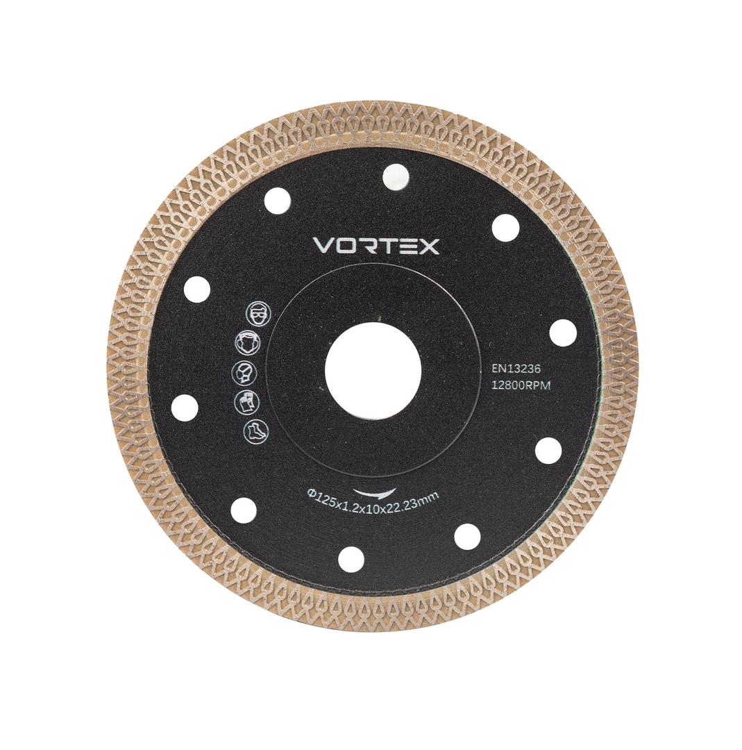 Disque diamant turbo Vortex 125mm