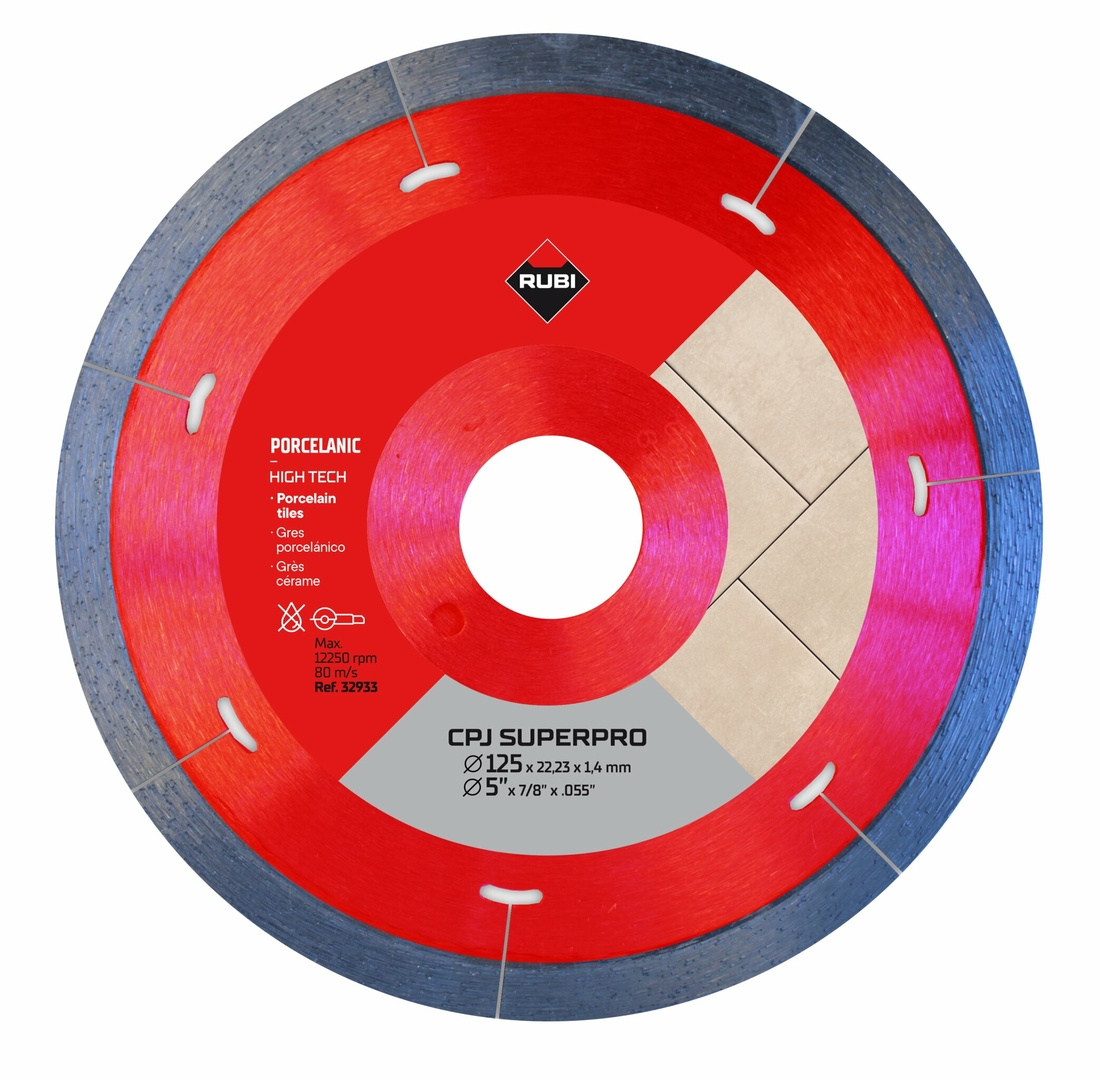 Disque Diamant Cpj 125 Superpro Rubi Disque Diamant E Carreleur