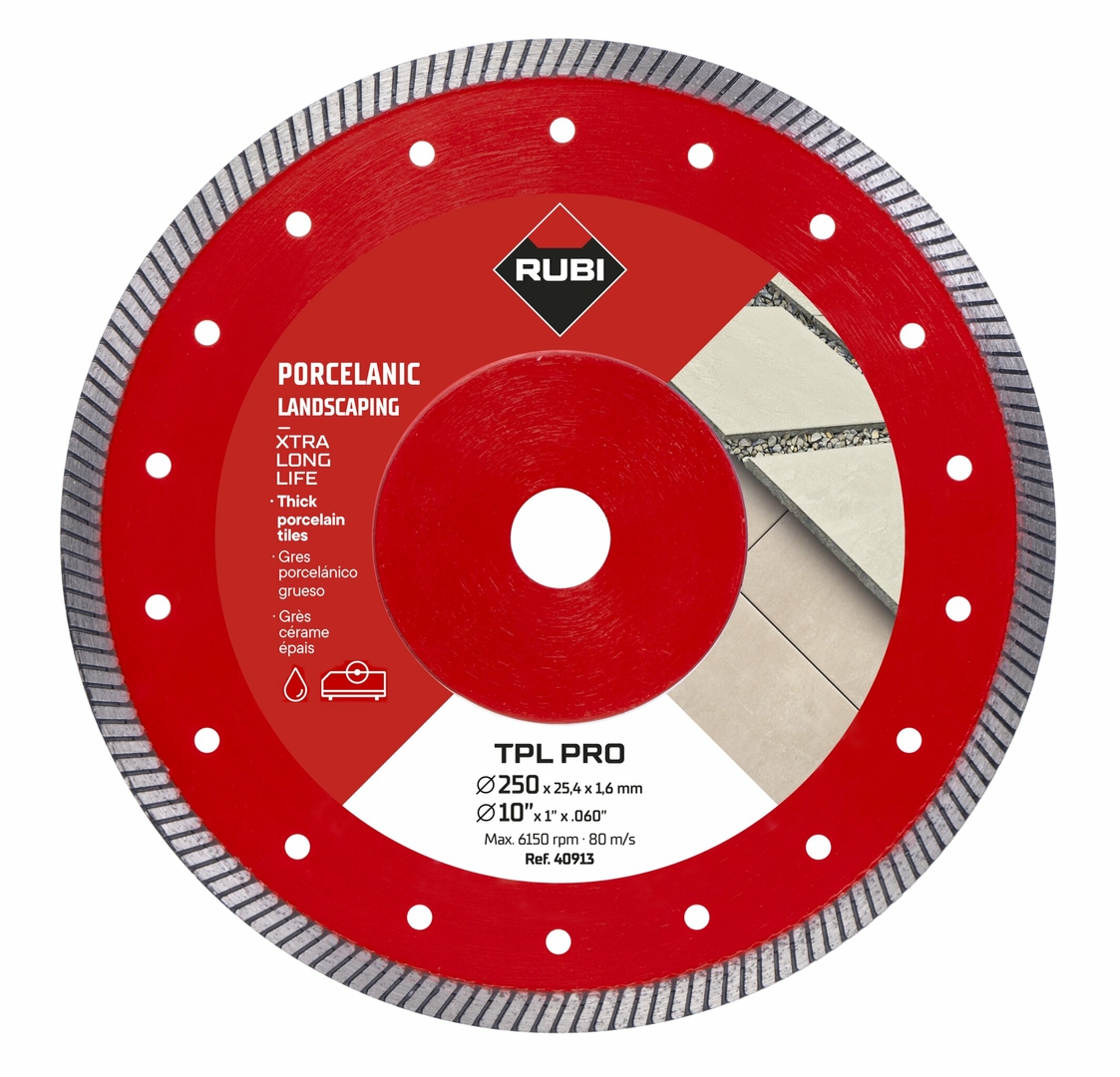 Disque TURBO - TPL 250mm PRO RUBI - e-carreleur