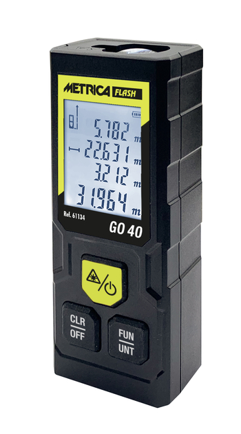 Télémètre laser Go40 METRICA - Niveau/Mesure/Niveau laser - e-carreleur