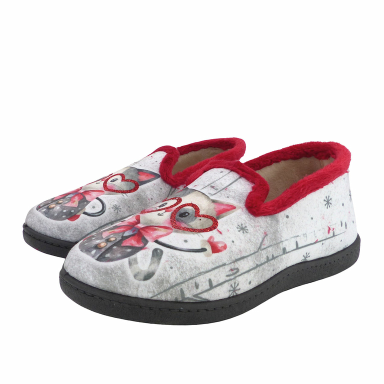 Chausson à semelle amovible 12215 Gato Corazon - Collection Automne ...