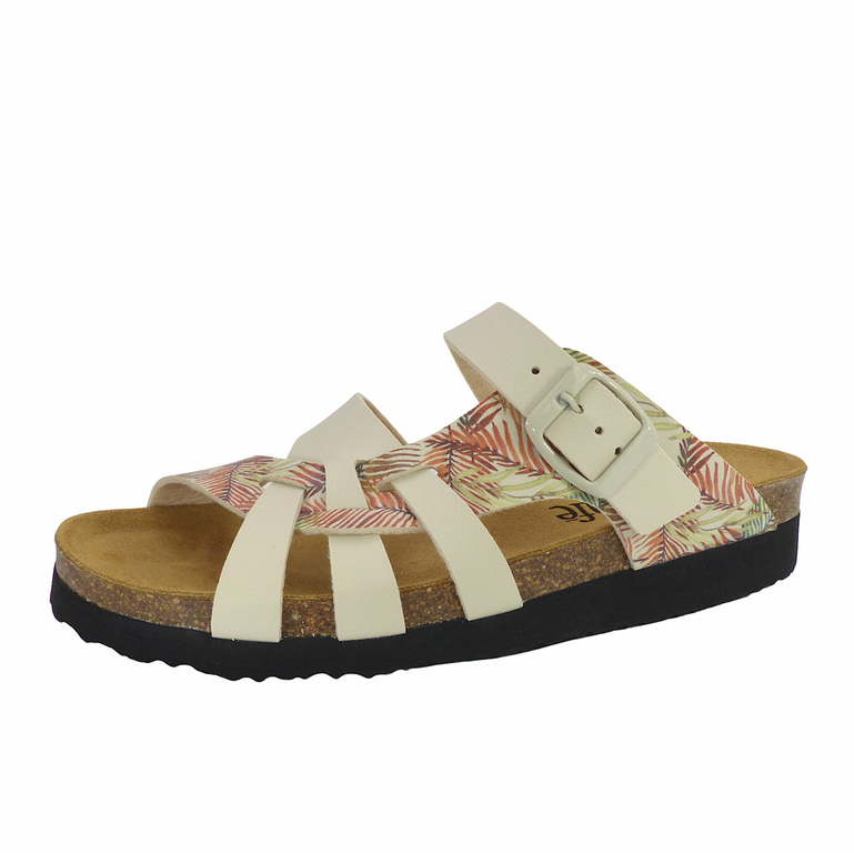 Mule anatomique Bio Active Beige - Chaussures Femme - Mes Jolis Souliers
