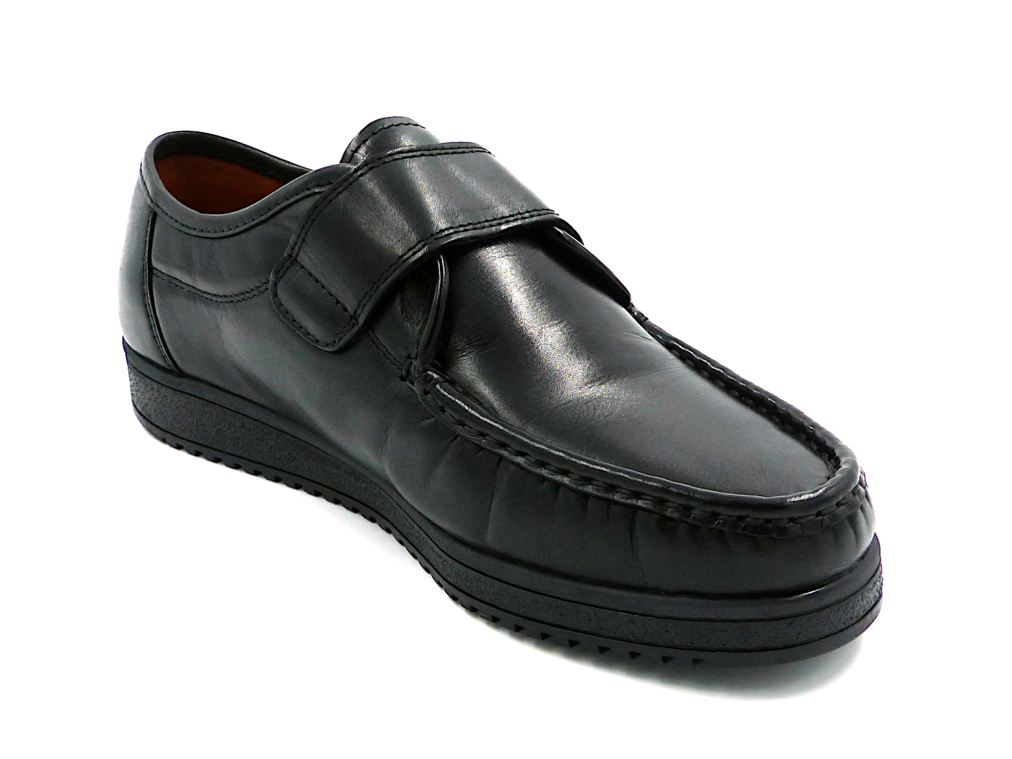 Chaussure confort en cuir noir 1649 - Chaussures Homme - Mes Jolis Souliers