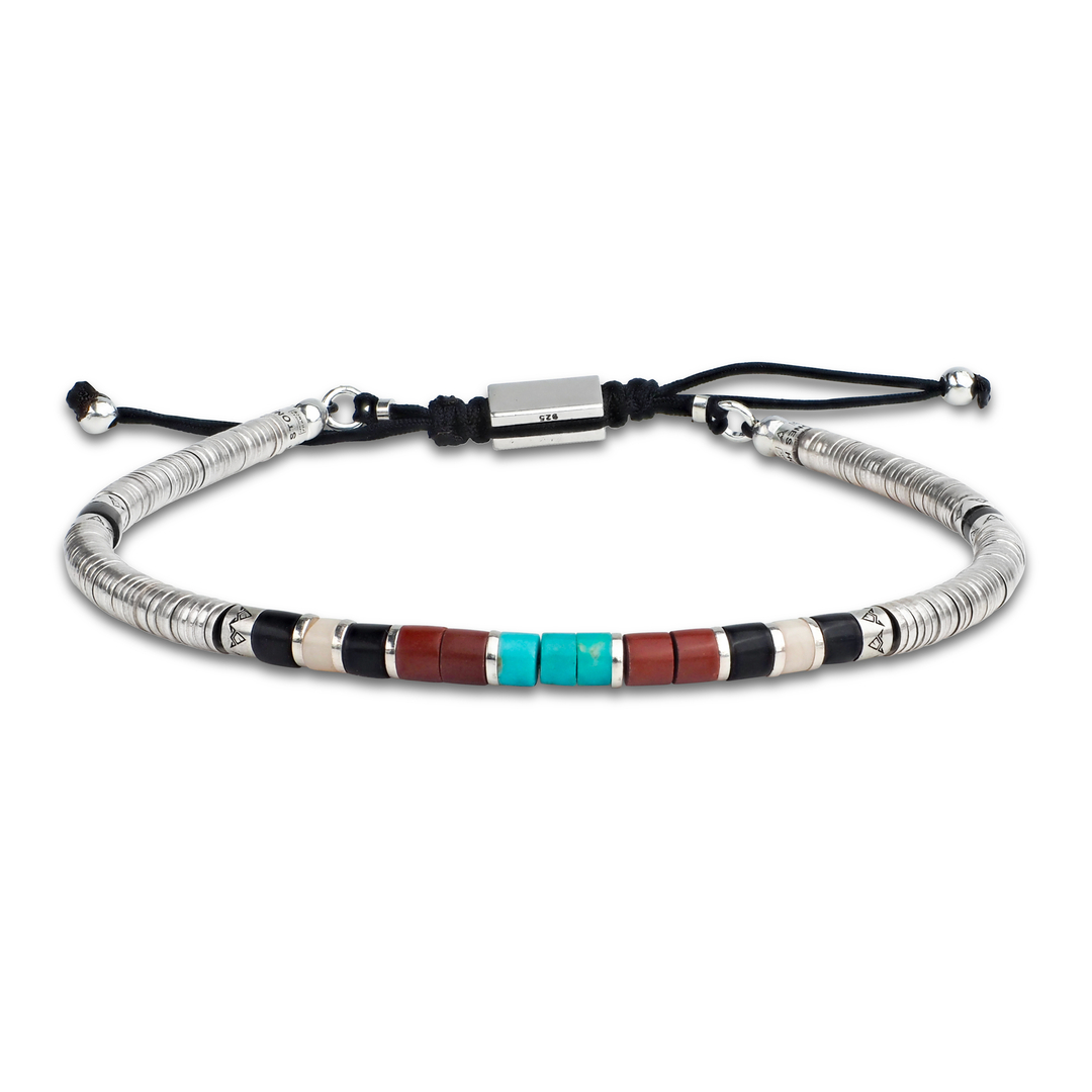 Bracelet Homme Argent - Little Pueblo - Horn & Stones