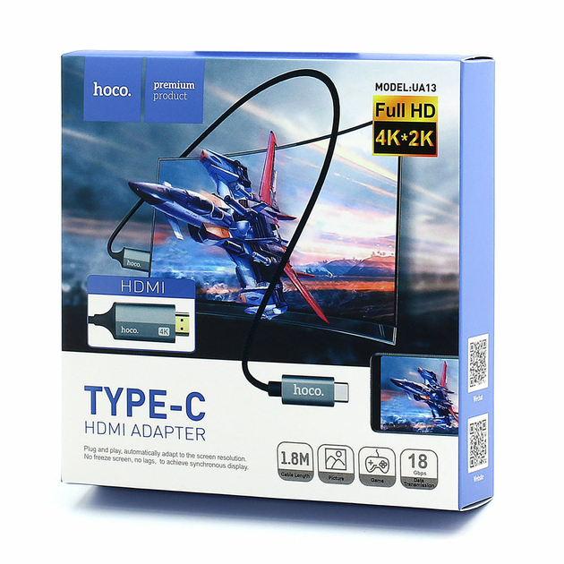 Hoco type-c vers hdmi - Image - AS Mobiles