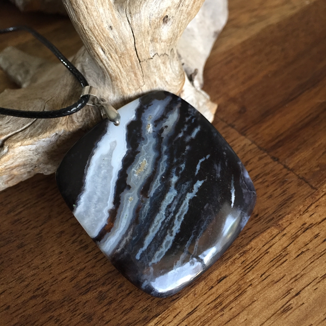 Pendentif Jaspe Zébré - JASPE ZEBRE - Pierres Indigo