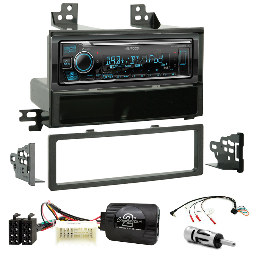 KIT Poste 1-DIN USB/Bluetooth Kia Rio de 2006 à 2010