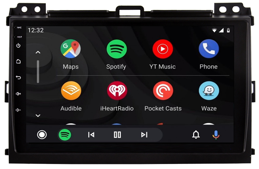 Ecran tactile Android + Apple Carplay Toyota Land Cruiser J120