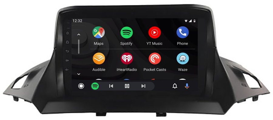 Ecran tactile Android + Apple Carplay Ford Kuga de 2013 à 2019