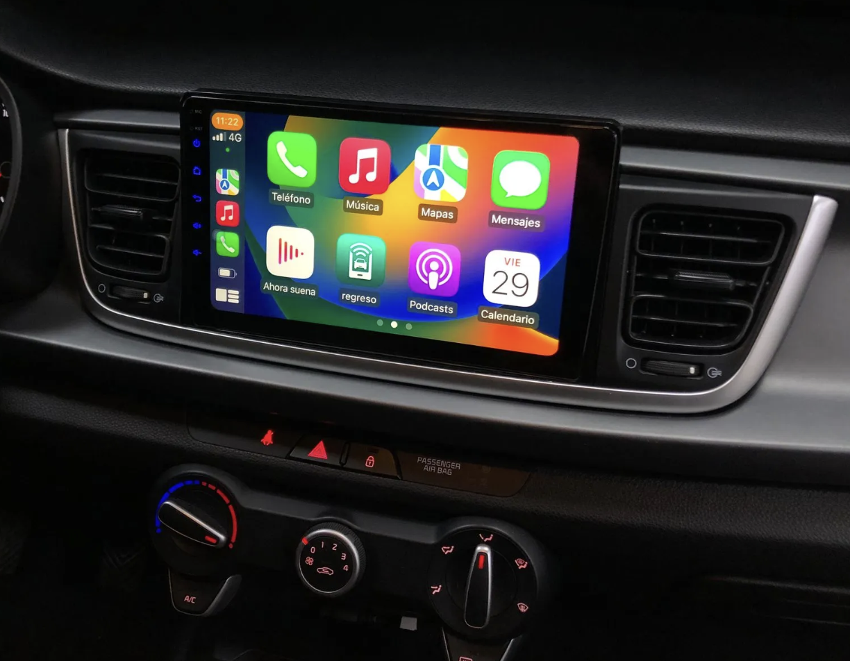 Kia Rio/Stonic : Écran Android 14 Autoradio CarPlay GPS Tactile