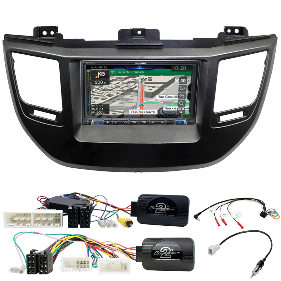 Kenwood Autoradio GPS Navigation Hyundai Tucson | Android Auto Sans Fil