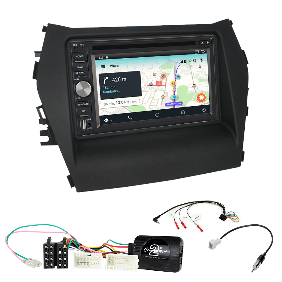 Kenwood Autoradio GPS Navigation Hyundai Santa Fe | Navigation Off-Road