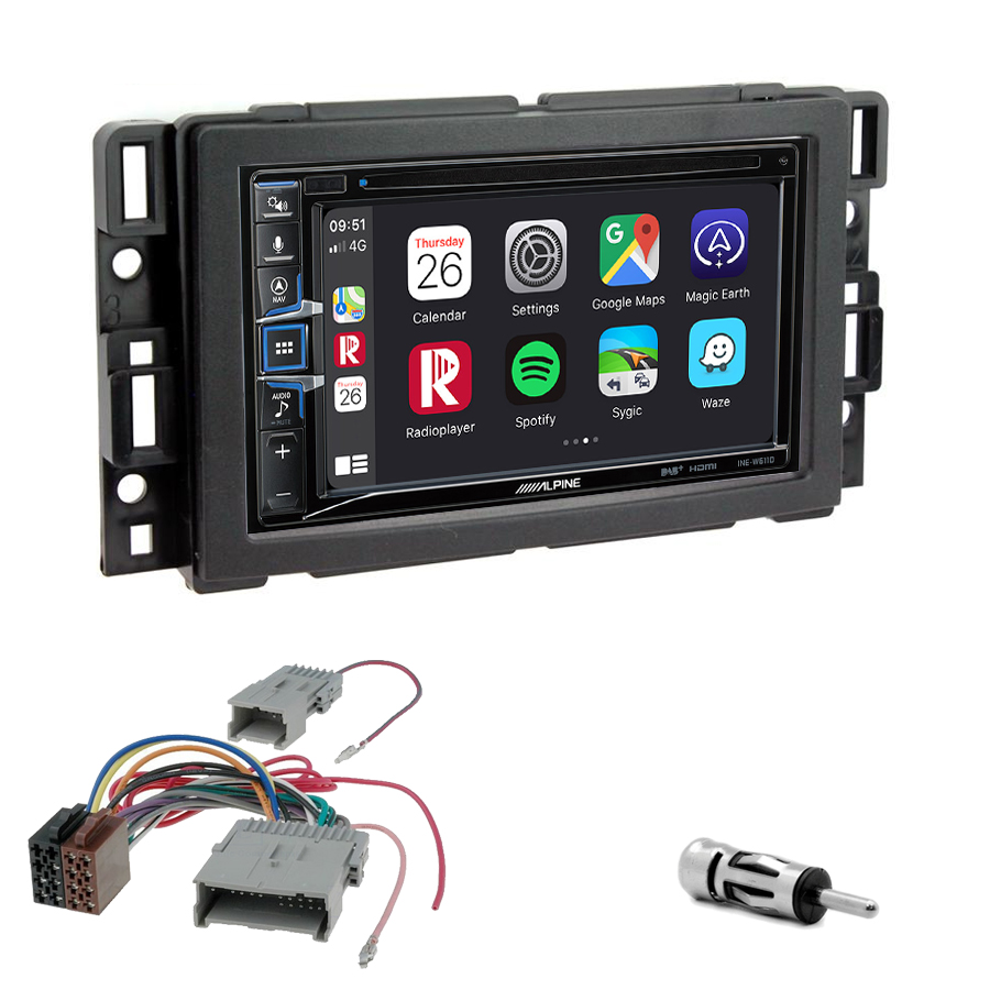Kenwood GPS Autoradio Navigation Hummer H2 | 4x4 Imposant Connecté