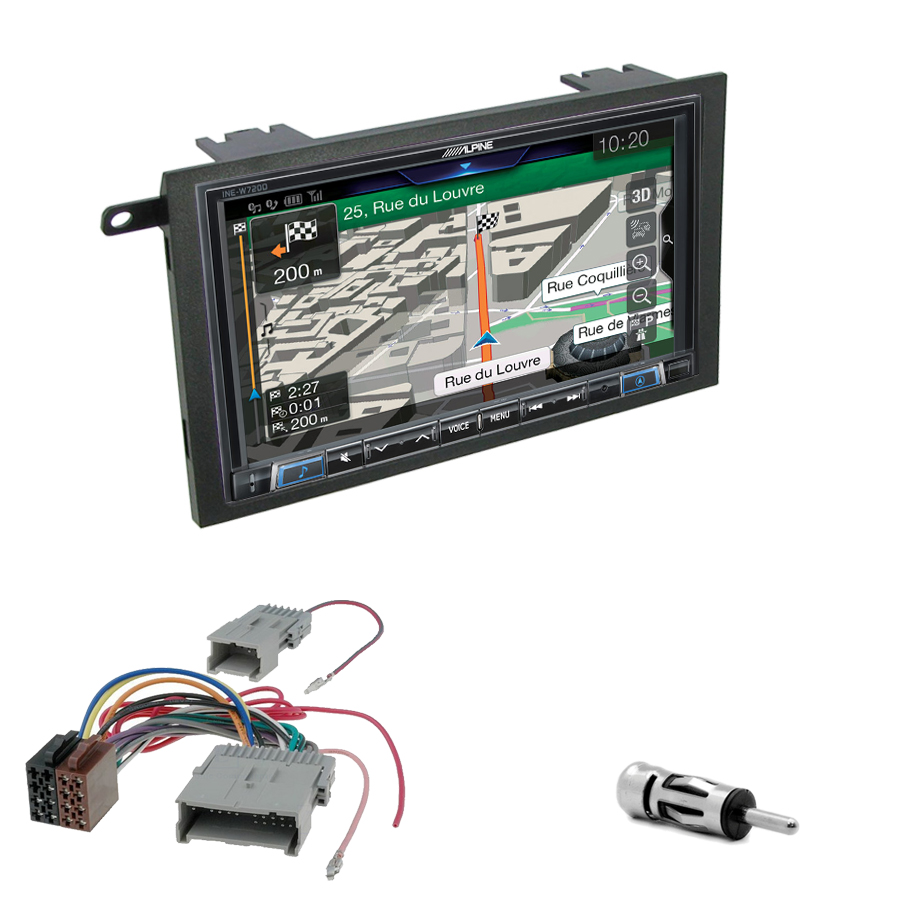 Kenwood Autoradio GPS Navigation Hummer H2 | Tout-Terrain Connecté