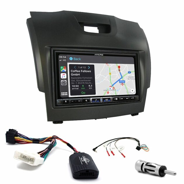 Autoradio Alpine tactile CarPlay Android Auto GPS Isuzu D-Max