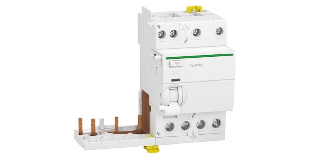 SCHNEIDER ELECTRIC - Acti9 iTG40 - module différentiel Vigi tête de ...