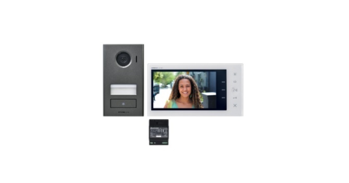 AIPHONE - KIT VISIOPHONE 7 en saillie - JVS1V