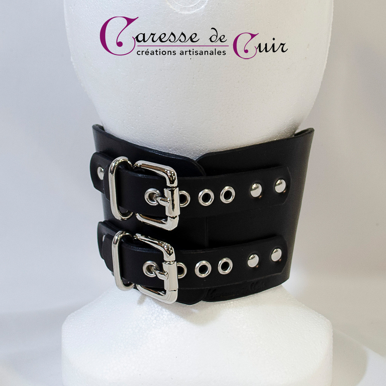 Collier de posture avec bâillon silicone amovible - Miss Ingrid ...