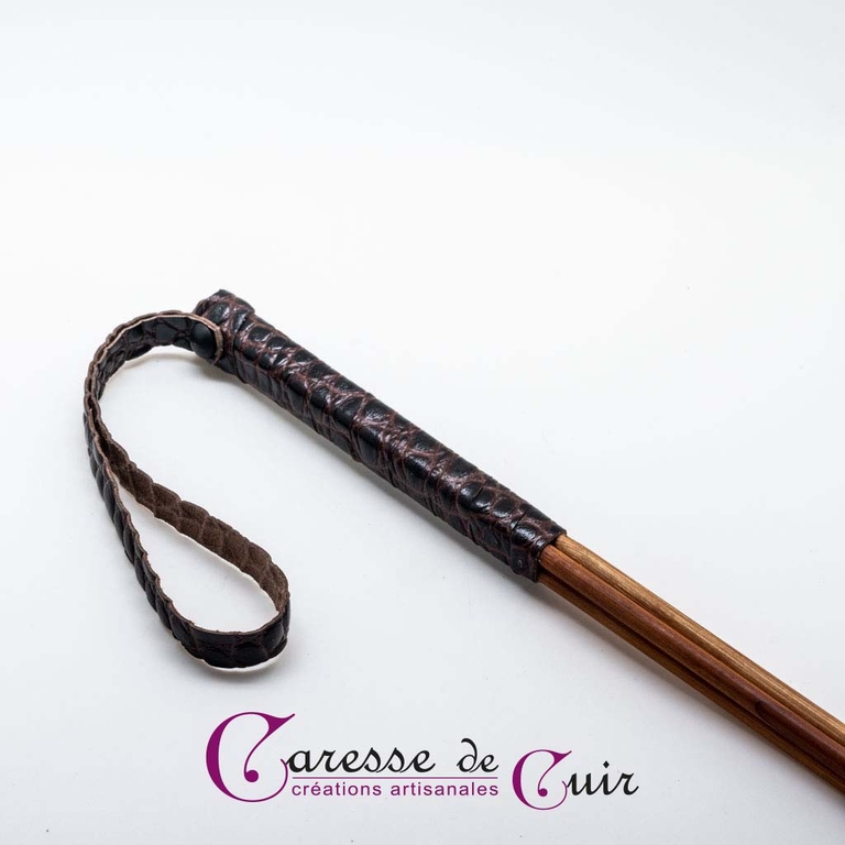 Badine anglaise 4 brins - Paddles et badines/Badines - Caresse de Cuir