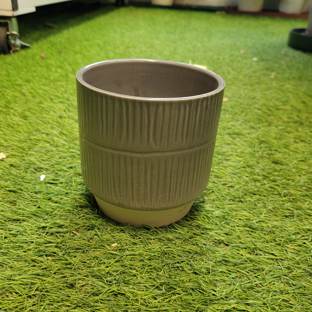 Cache-pot rayures - Déco/Cache-pots - La Jardinerie de Pessicart