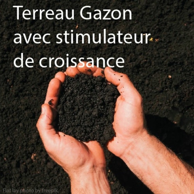 Terreau gazon avec stimulateur de croissance racinaire "Agrosil" 50 litres