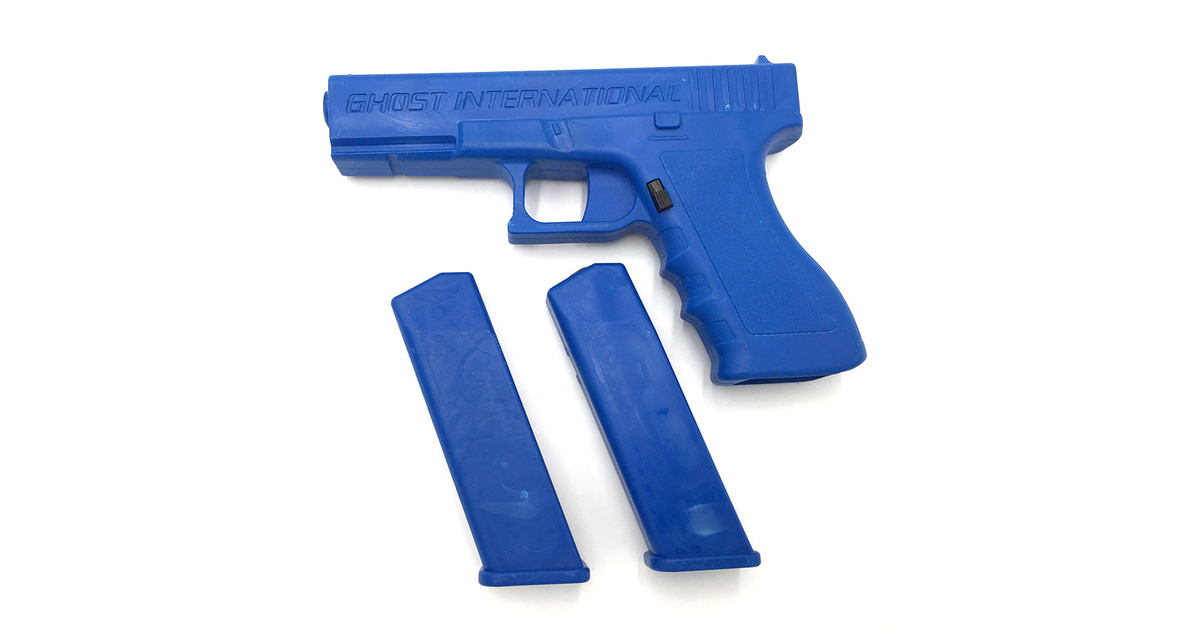TRAINING BLUE GUN GLOCK 17 WITH MAGAZINES - TRAINING WEAPONS/DUMMY GUNS ...