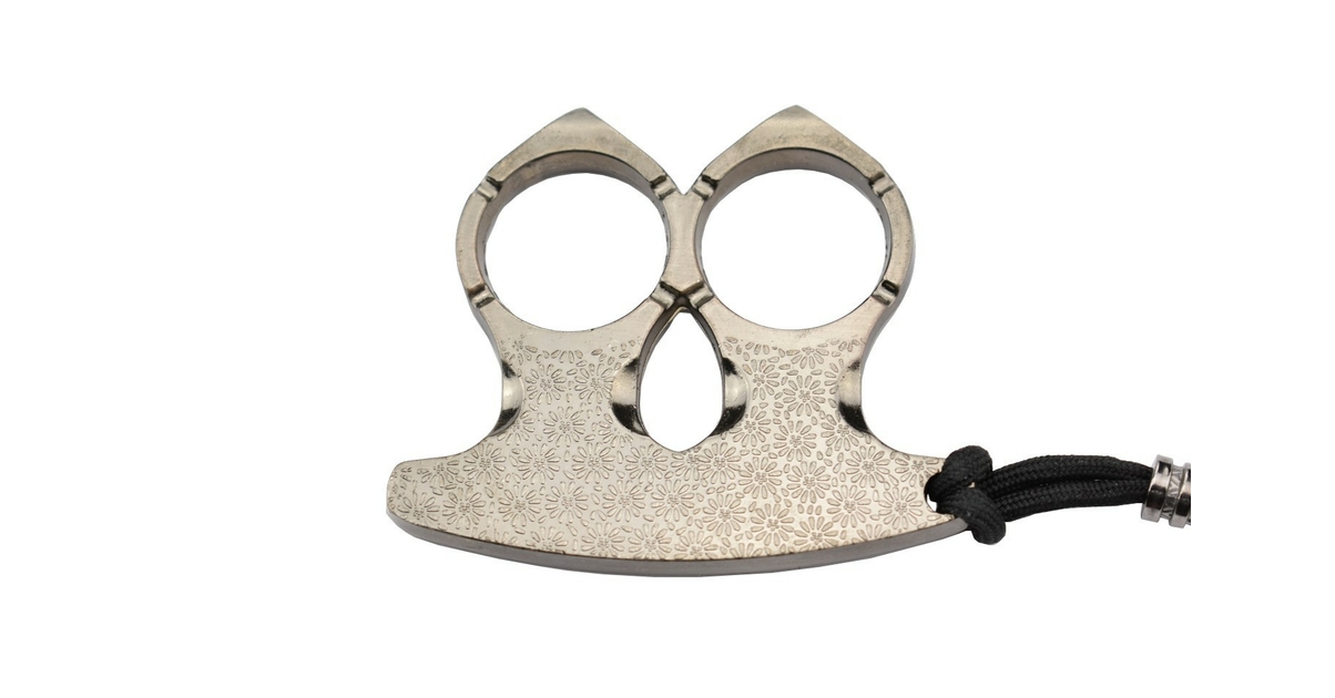 DOUBLE SELF-DEFENSE RING - SELF DEFENSE BRASS KNUCKLE