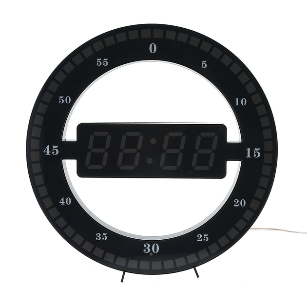 Horloge Murale et Circulaire à LED 31 cm - L'Horloge Murale