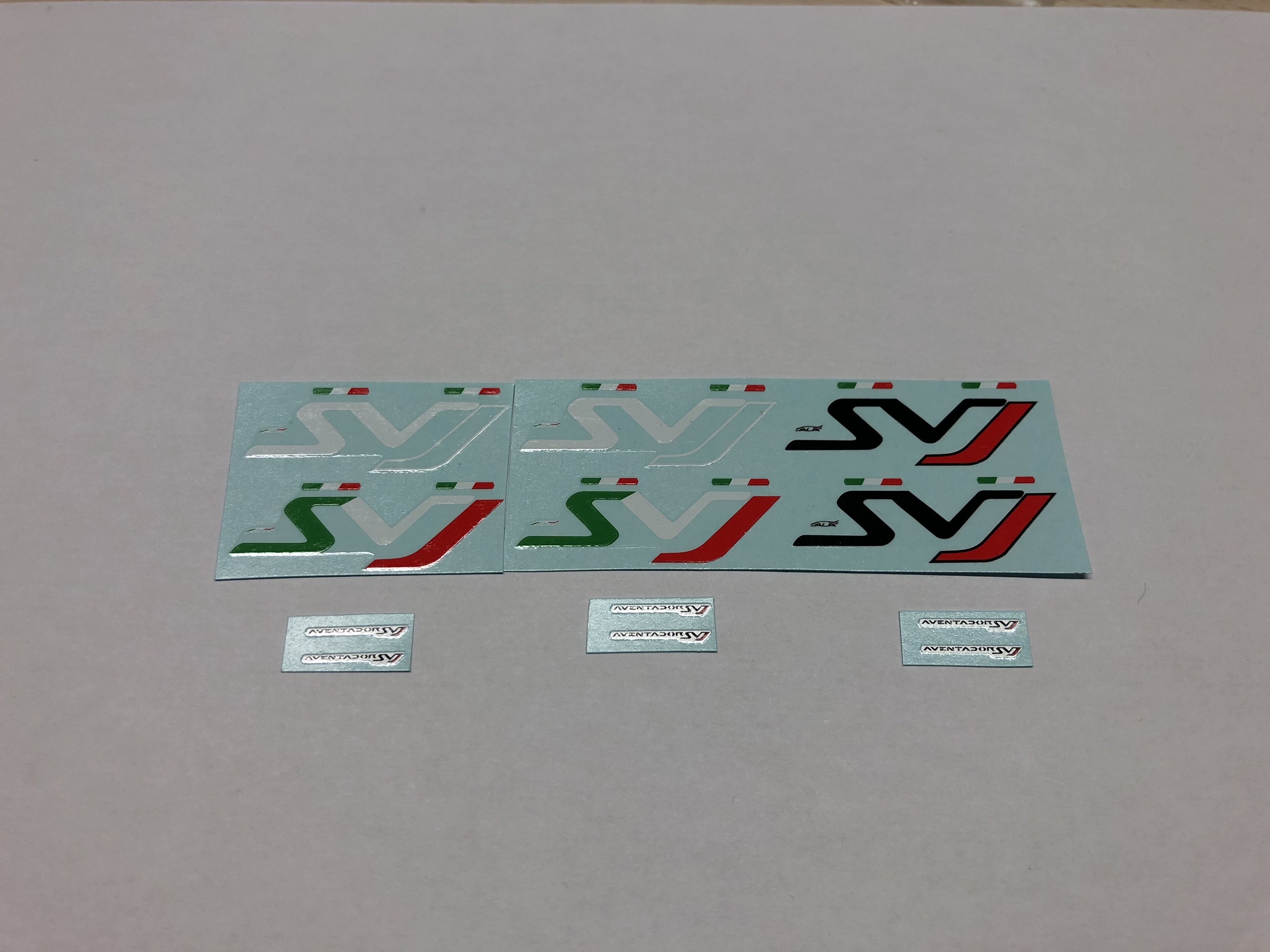 1/18 Decal set Lamborghini SVJ - Spare Parts/Decals - steph-replicars-en