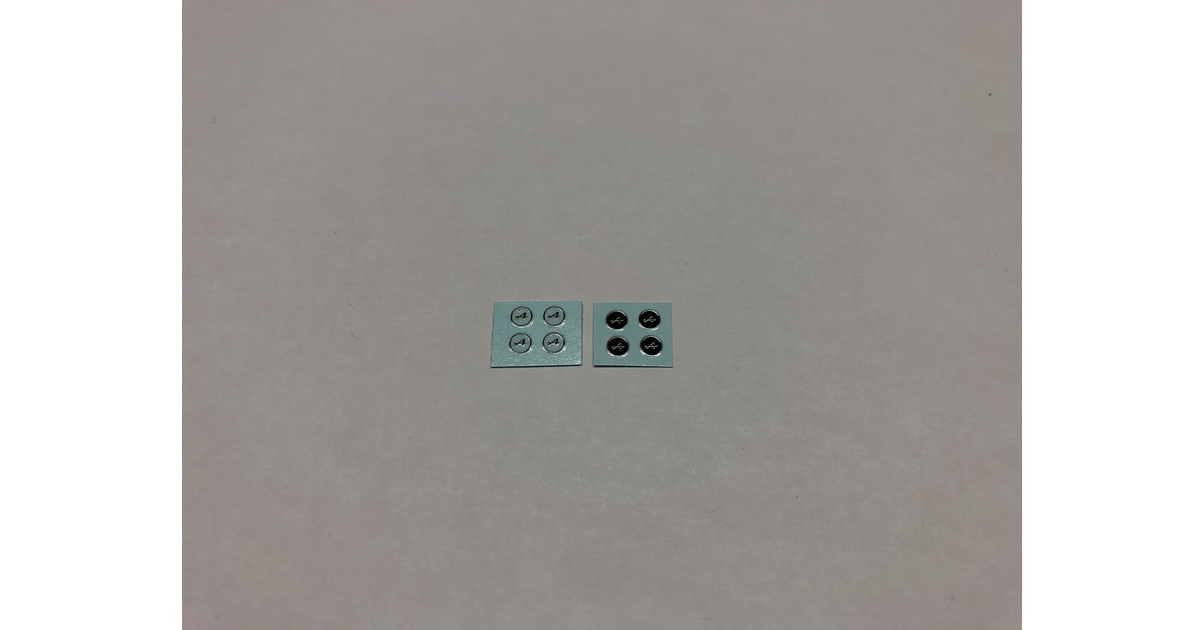 1/18 Decal Alpine center caps - Spare Parts/Decals - steph-replicars-en