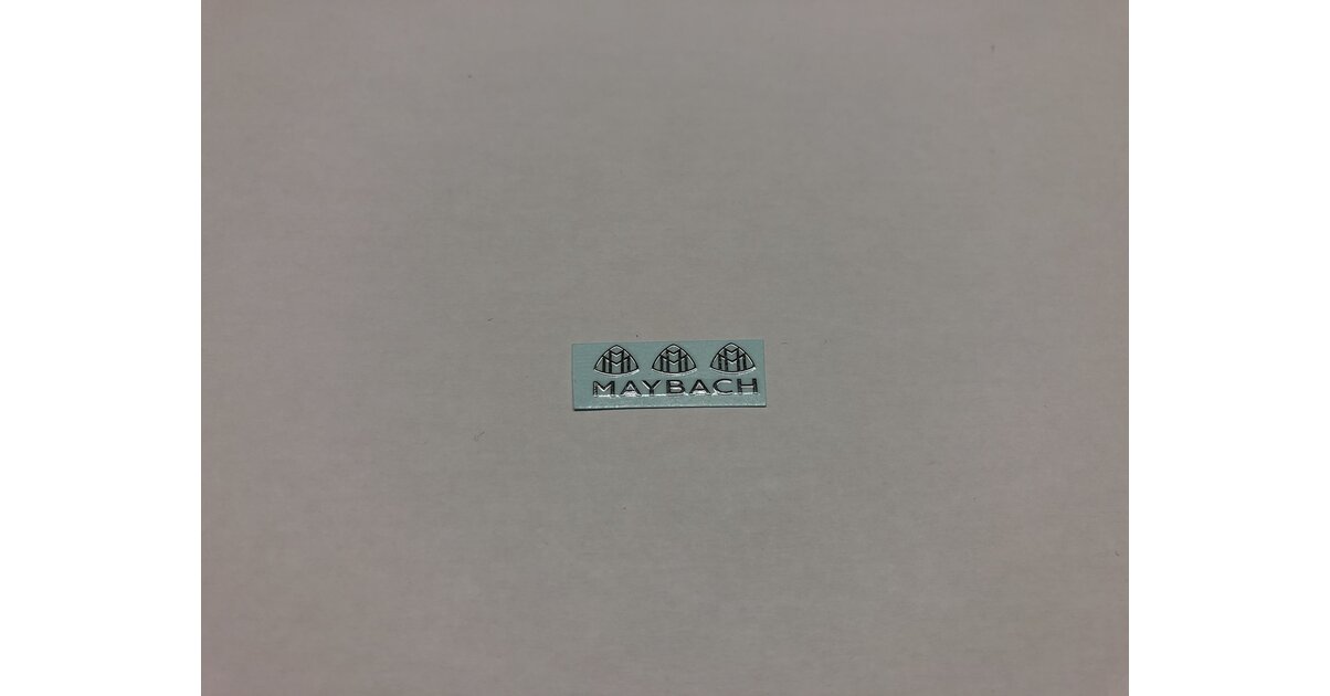 1/18 Decal set Maybach - Spare Parts/Decals - steph-replicars-en