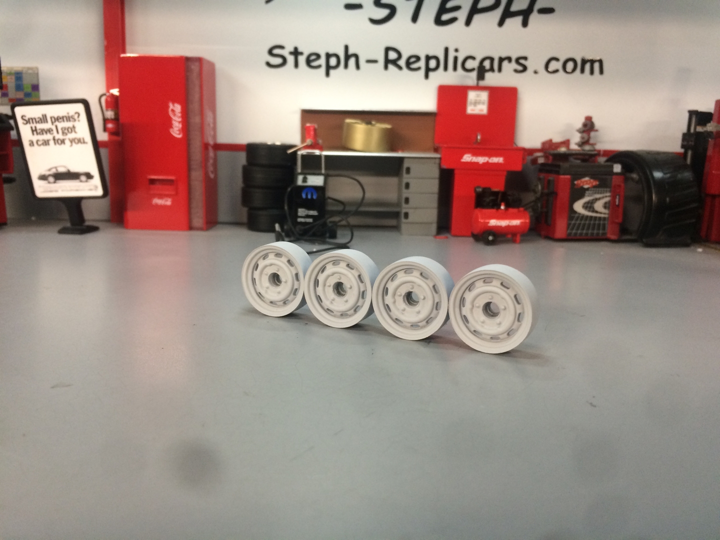 1/18 Jantes Porsche 901/911 Tôle - Spare Parts/Wheels - steph-replicars-en