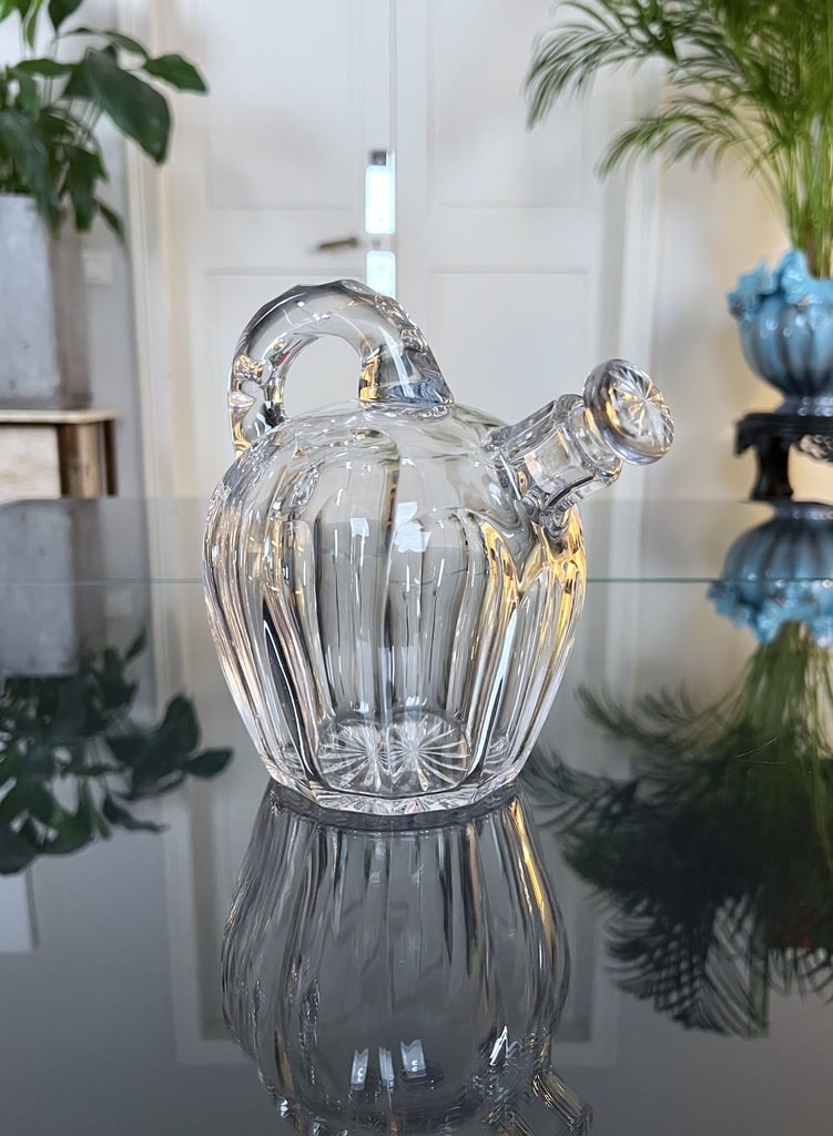 Carafe époque Art Déco en cristal Saint Louis - Alcool Bar Spiritueux ...